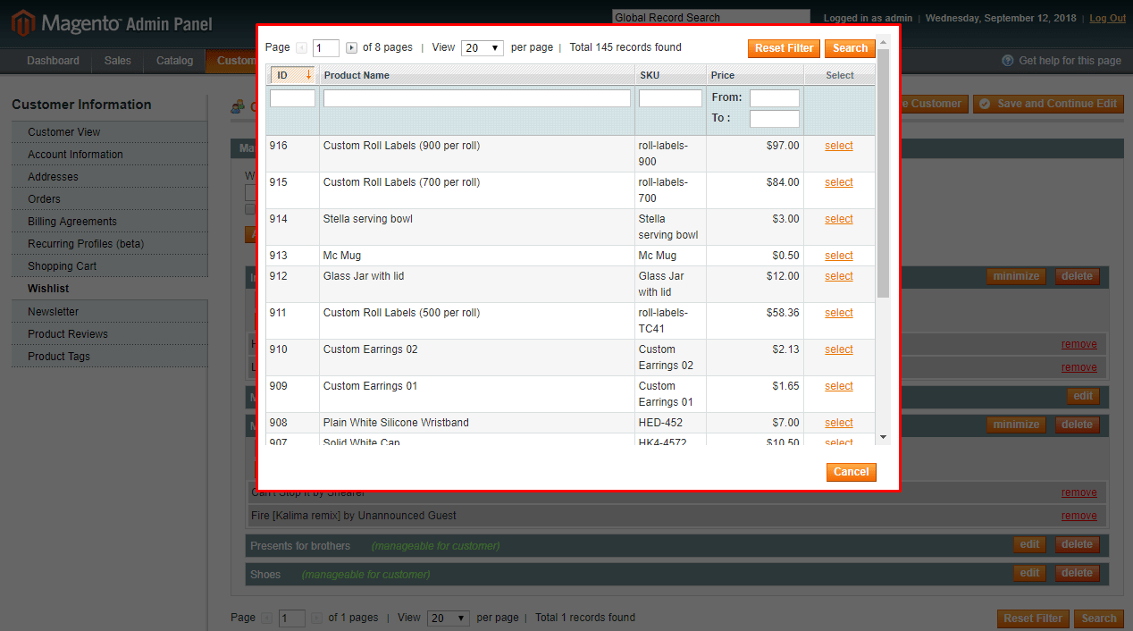 Magento Wishlist Multiple Wishlists Extension ITORIS