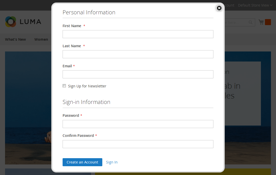 Magento 2 Ajax Login Popup Magento 2 Popup Login Extension Ajax Registration For Magento 2