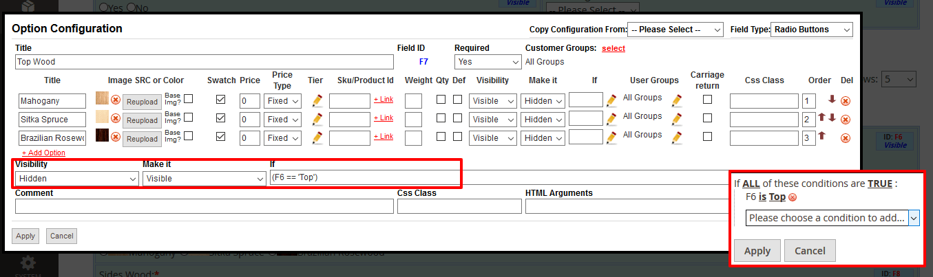 Magento 2 Customizable Options Extension Dynamic Product Options For