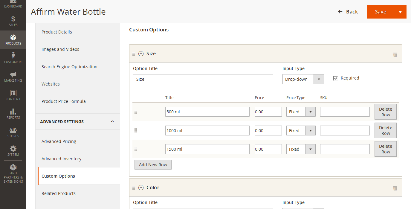 Magento 2 Grouped Product Options Options On Grouped Product In Magento 2 Itoris