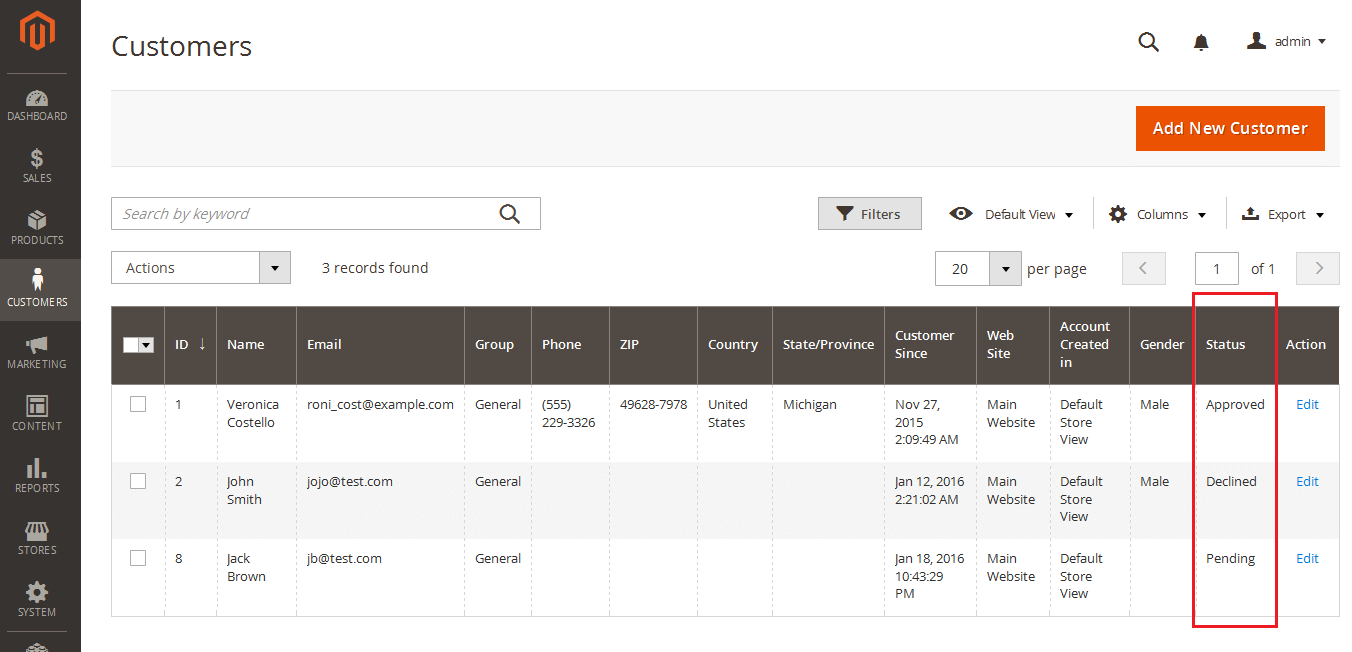 Pending Registration for Magento 2 | Customer Activation in Magento 2 | Approve Customers in ...