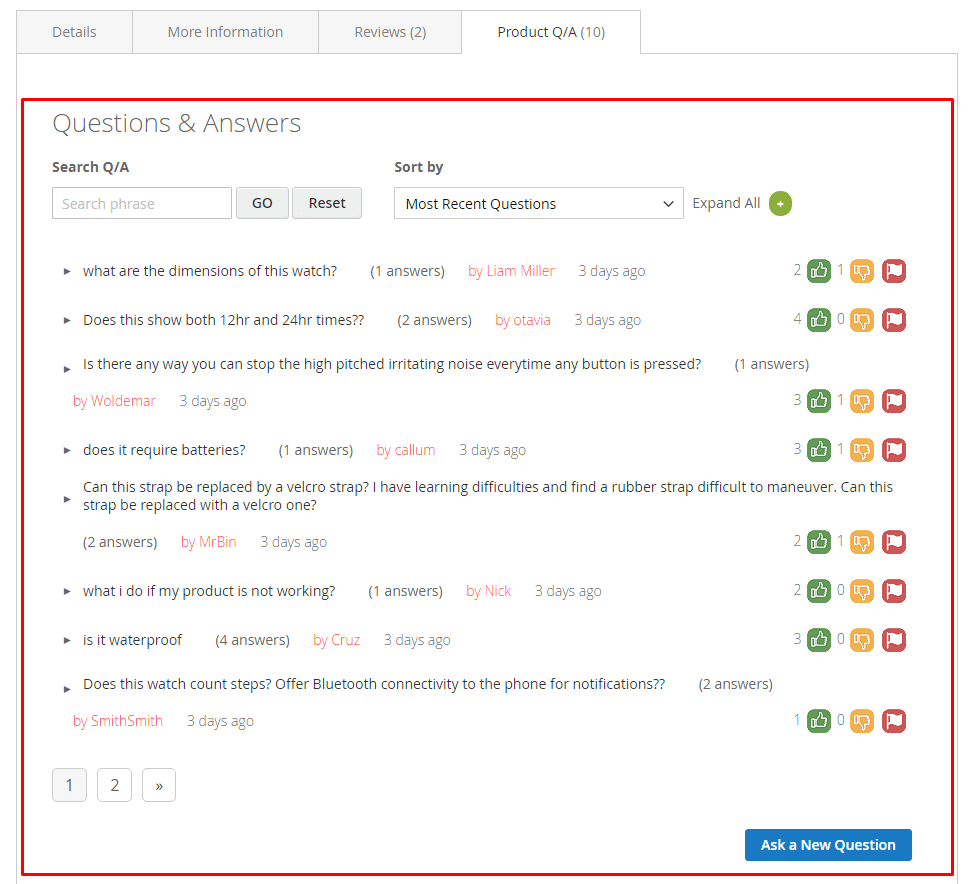 Magento 2 Product Qa Extension Product Questions And Answers In Magento 2 Itoris