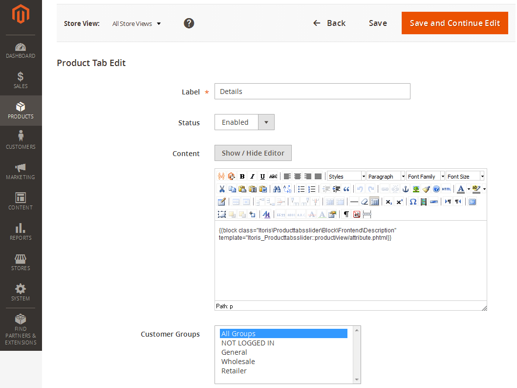 Magento 2 Product Tabs | Easy Tabs for Magento 2 | ITORIS