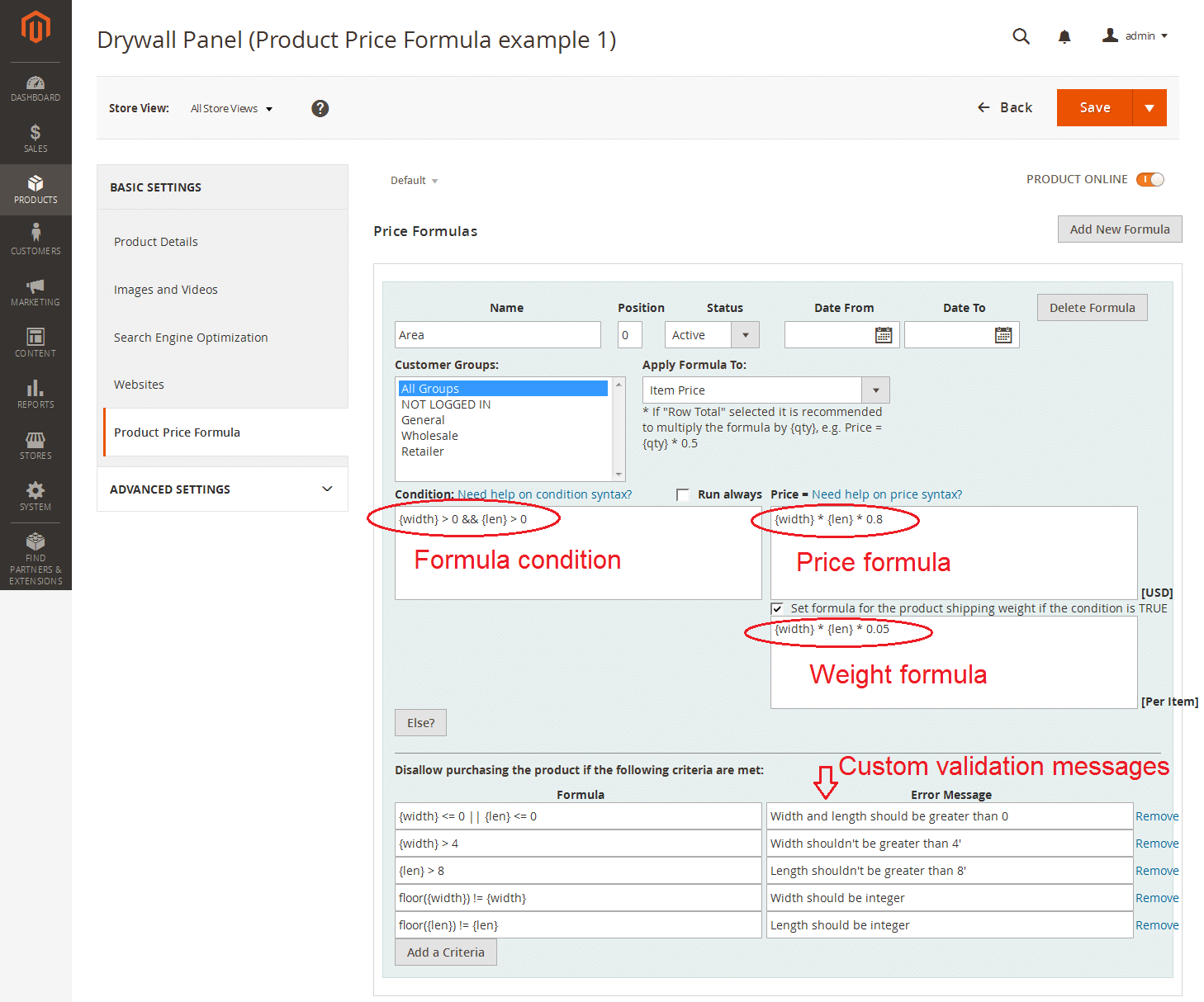 Magento 2 Product Price Formula Product Math Price In Magento 2