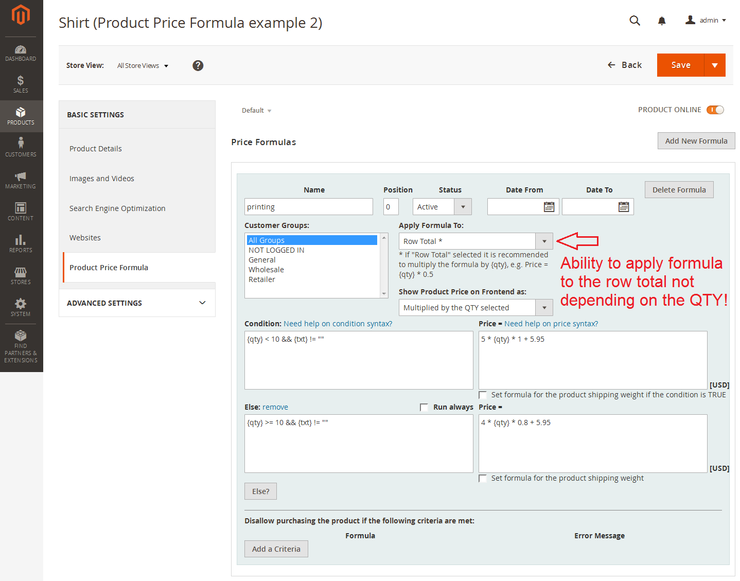 Magento 2 Product Price Formula Product Math Price In Magento 2