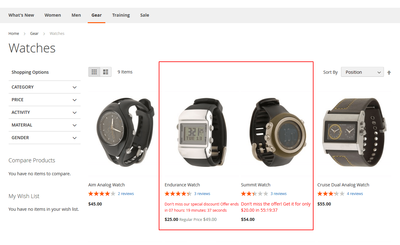 Magento 2 Special Price Countdown | Price Countdown in Magento 2 | ITORIS