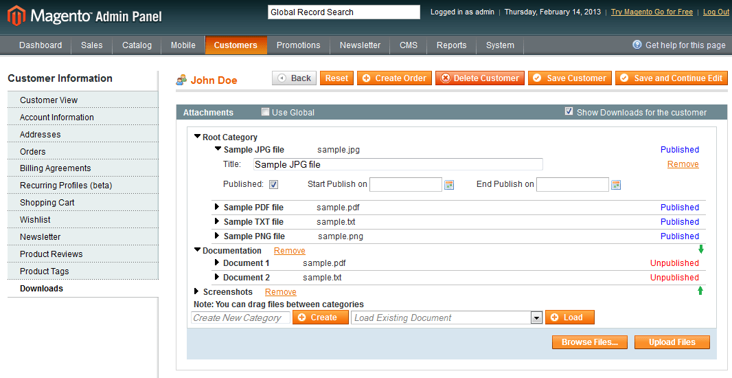 Magento Attachments Module | Magento Product Files | Downloads in Magento | ITORIS