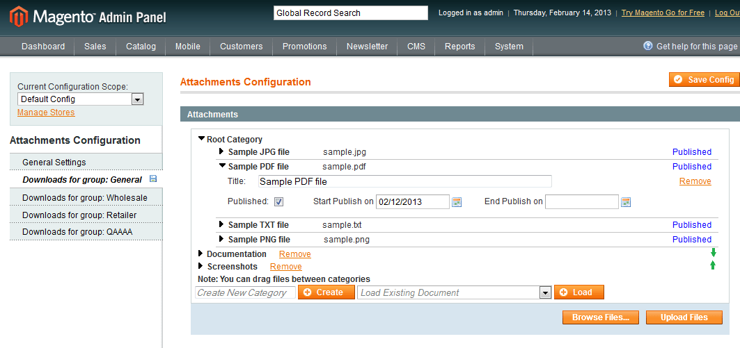 Magento Attachments Module | Magento Product Files | Downloads in Magento | ITORIS