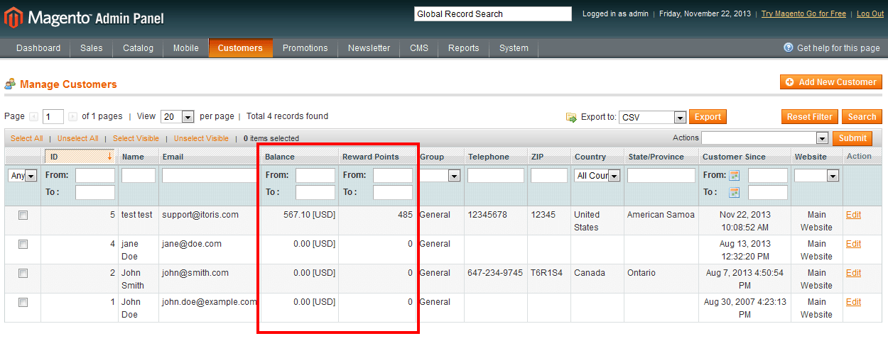 Magento Reward Points Extension | Magento Customer Credit | ITORIS