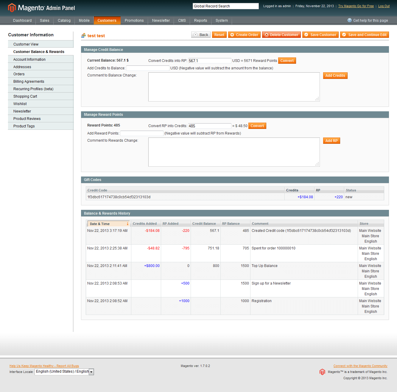 Magento Reward Points Extension | Magento Customer Credit | ITORIS