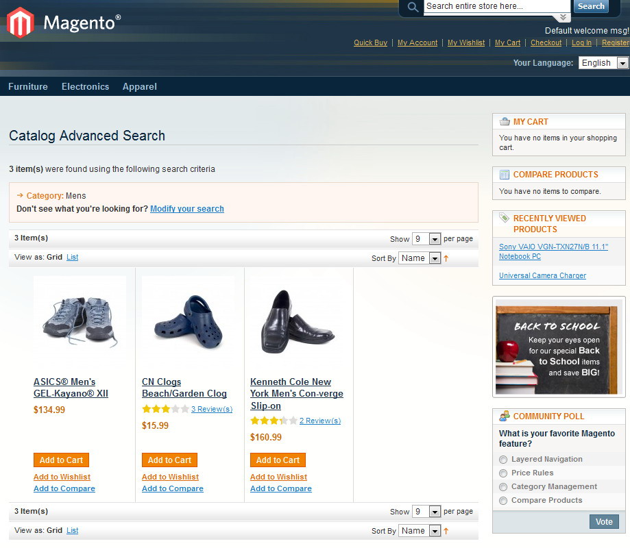 Magento Category Search Extension | Magento Category Filter | ITORIS