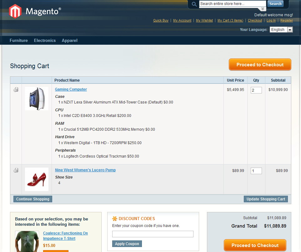 Magento Configurable Shopping Cart Custom Options In Magento Cart Itoris