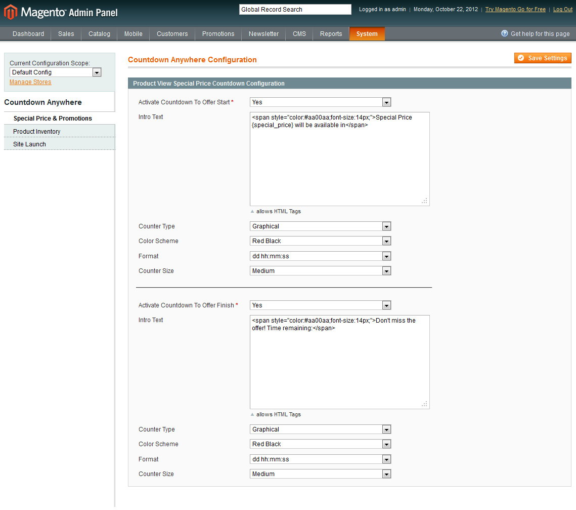 Magento Countdown | Magento Price Timer | Inventory Countdown in Magento | ITORIS