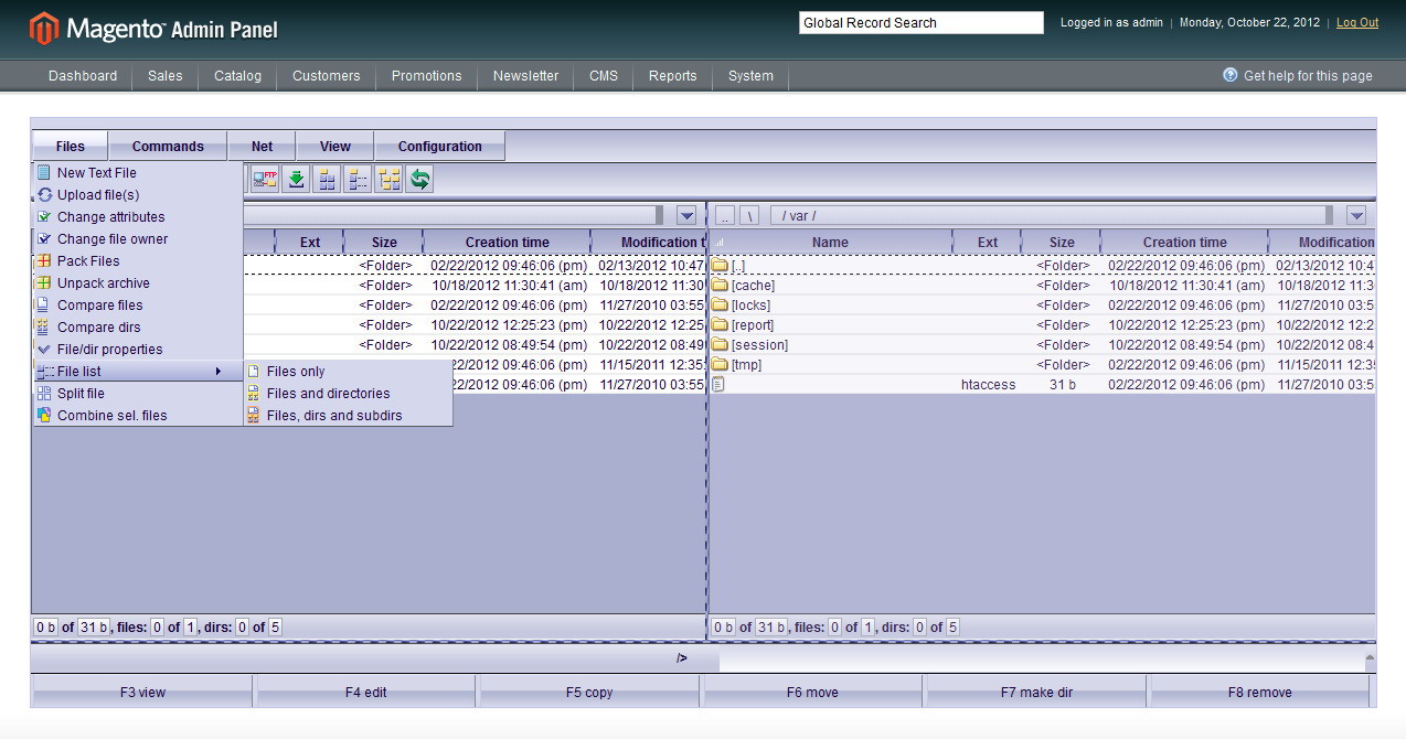Magento File Manager Extension File Upload In Magento Magento File And Directory Permissions 4584