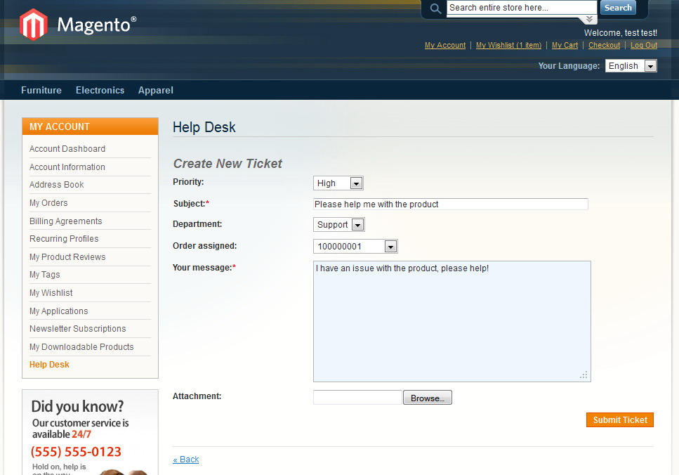 Magento Support Extension | Magento Help Desk Module | Magento Contact ...