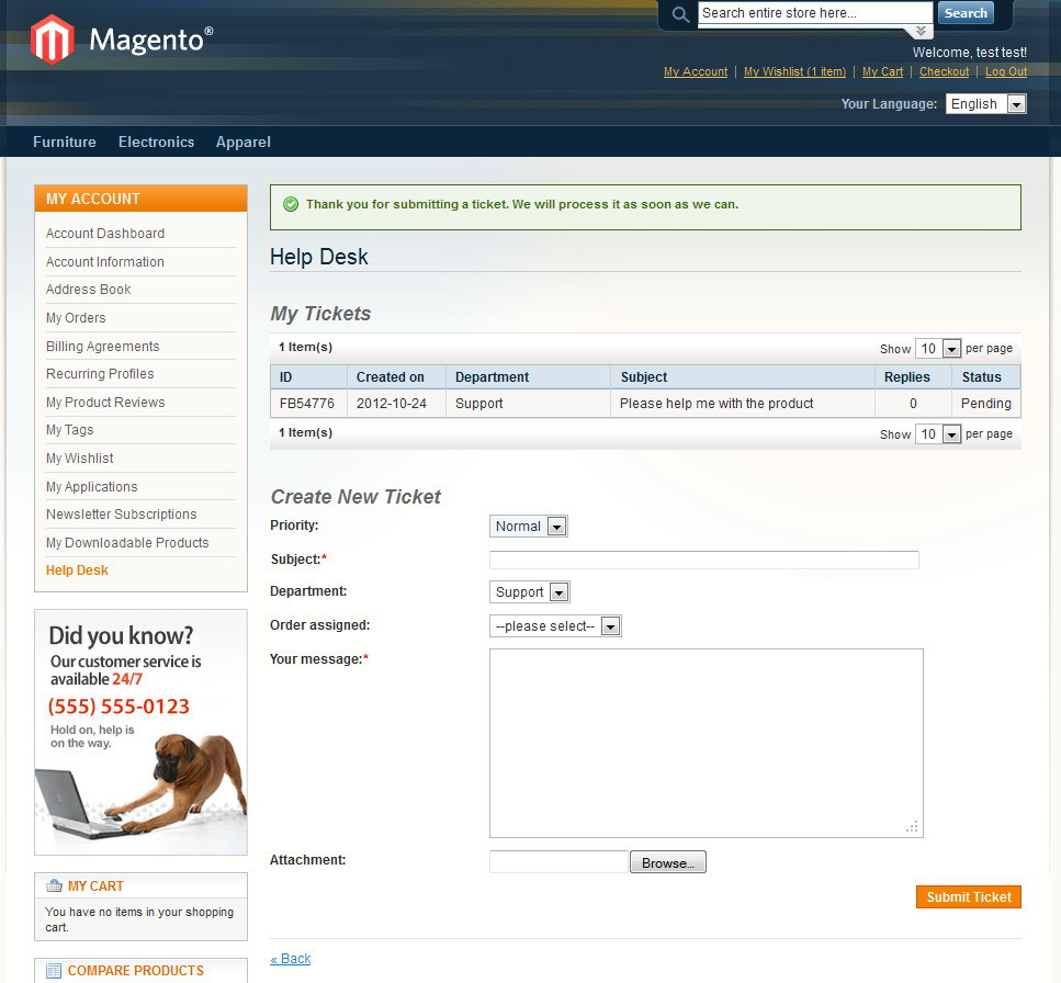 Magento Support Extension | Magento Help Desk Module | Magento Contact ...