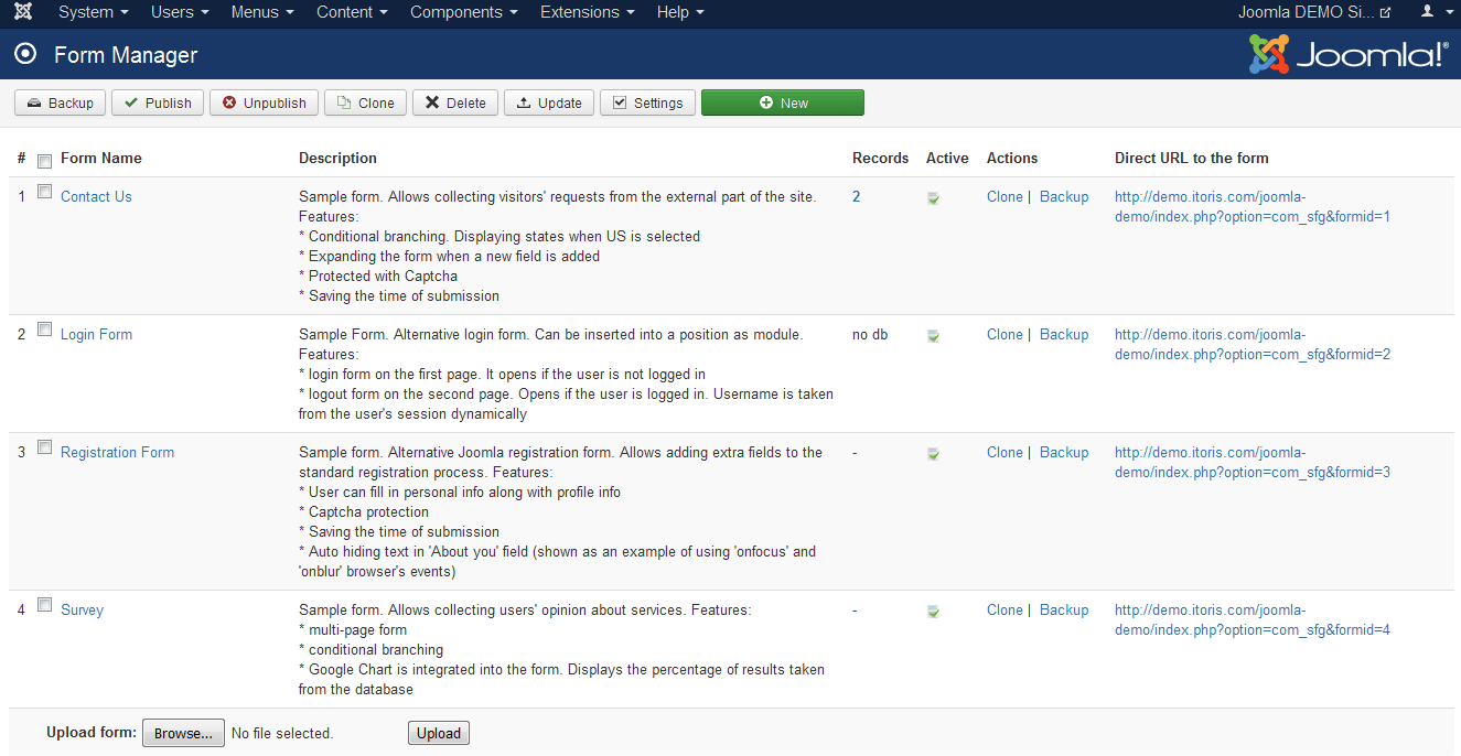 Joomla Forms | SmartFormer Gold Extension | Professional Form Builder ...