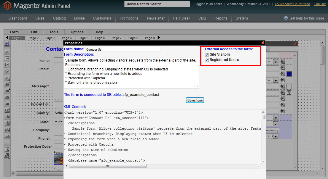 Magento Form Builder Magento Form Manager Custom Contact Us Form In Magento Custom Order